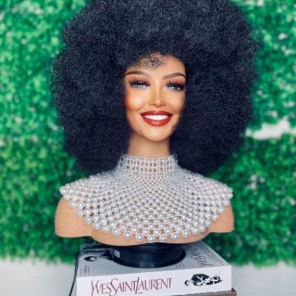 Hair | Afro Wigsuper Soft Glueless Fiber Afro Wig Great For Cosplays Drag Queens P | Poshmark